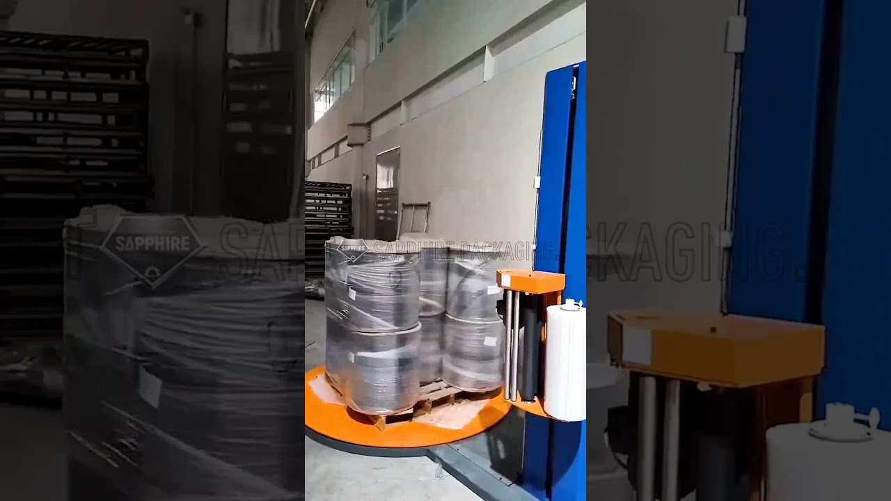 Semi-Automatic Pallet Wrapping Machine - Wrapping Machine Semi-Automatic Pallet Wrapping Machine - Wrapping Machine
