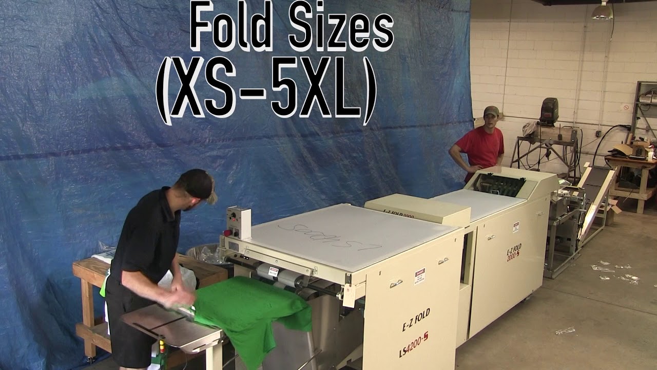 Automatic T Shirt Folding Machine With Ez Fold Technology Wrapping Machine